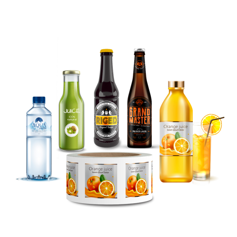 Custom Water Bottle Labels & Stickers Printing | Enhance Your Brand ...