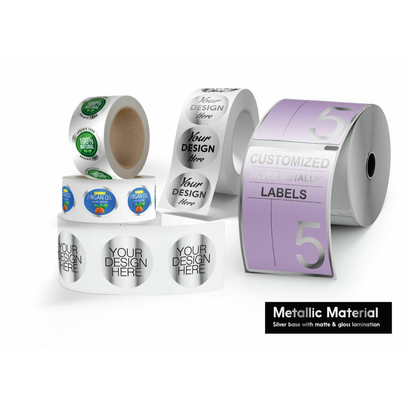 Metallic Roll Labels